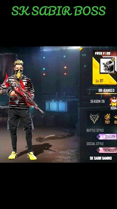 Sk Sabir boss face 😈 reveal real face | pro player Free Fire 🔥#shorts ...