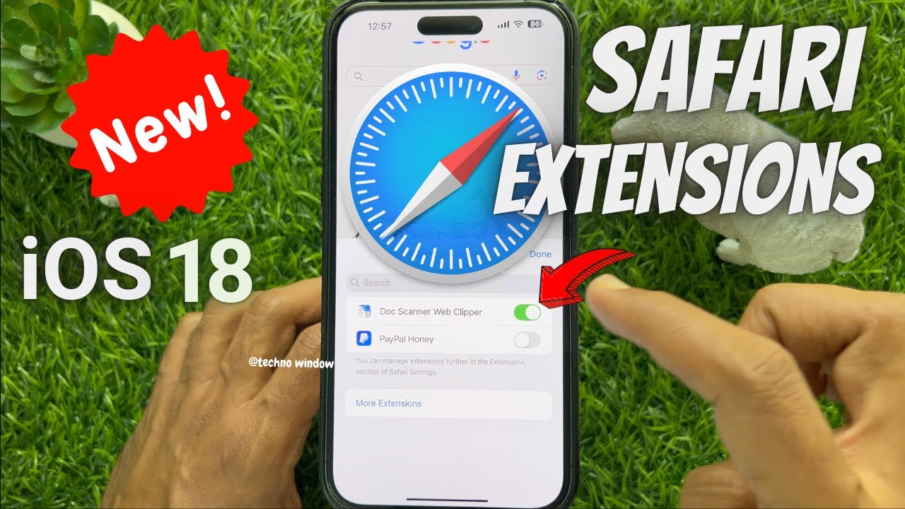 How to use Safari Extensions on iPhone (iOS 18) - YouTube