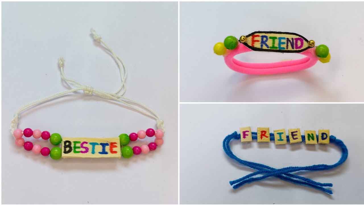 3 Easy Friendship Band With Ice Cream Sticks | Friendship Bracelets ...