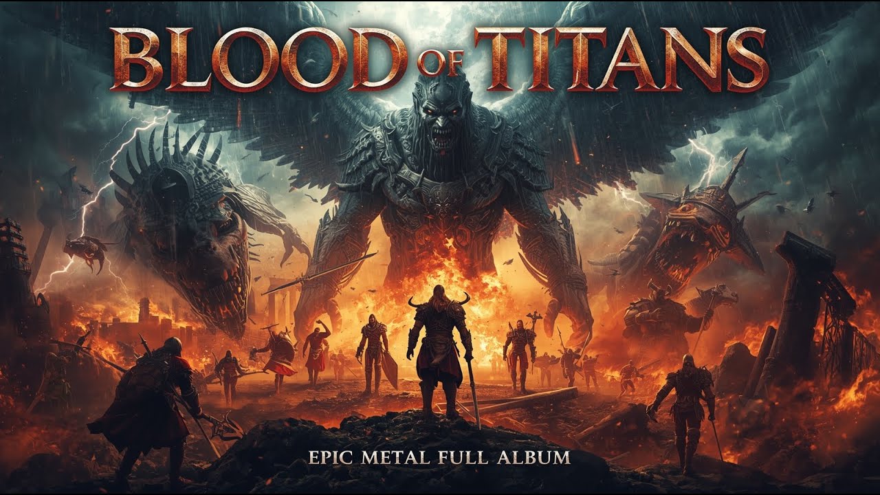 BLOOD OF TITANS – Epic Metal Full Album | Legendary Battles & Heroes ...