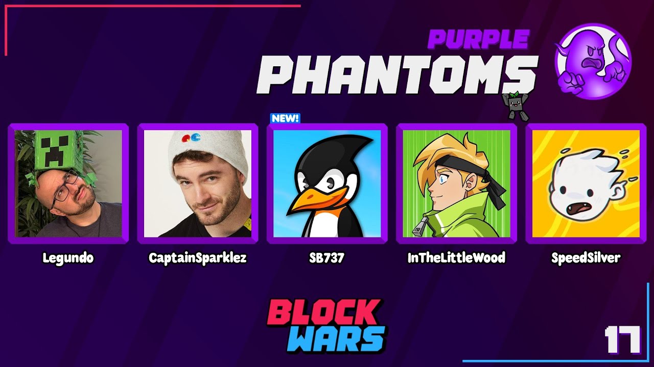 🔴 Block Wars with Legundo, CaptainSparklez, SB737 and SpeedSilver ...