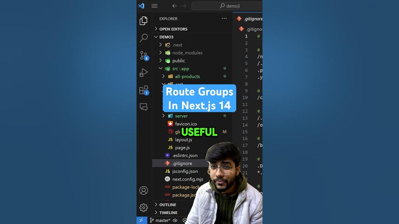 Route groups are massive help in organising your project structure. # ...