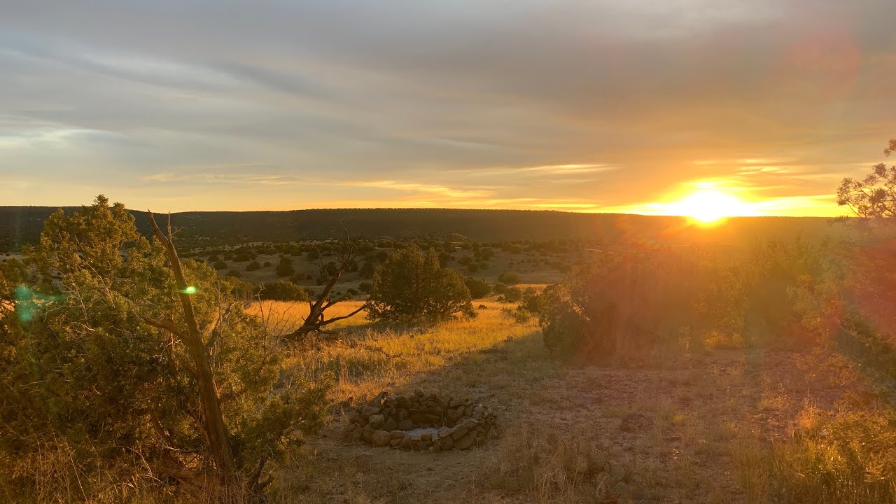 40 acre off grid Arizona property walk around 5 days in - YouTube
