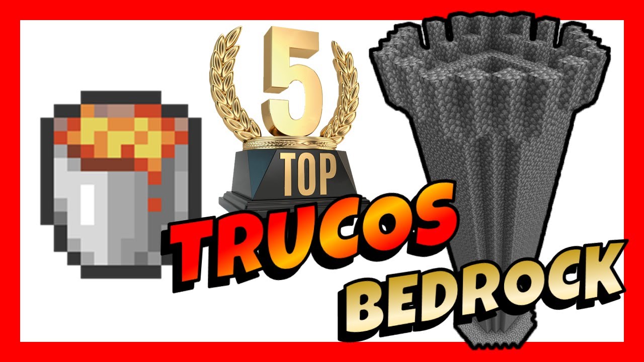 🙀 5 trucos de LAVA CAST en Minecraft Bedrock - YouTube