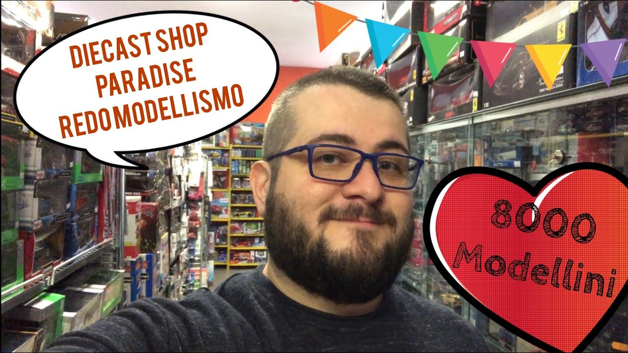 REDO MODELLISMO !! SUPER NEGOZIO DI MODELLISMO STATICO DI AUTO !! - YouTube