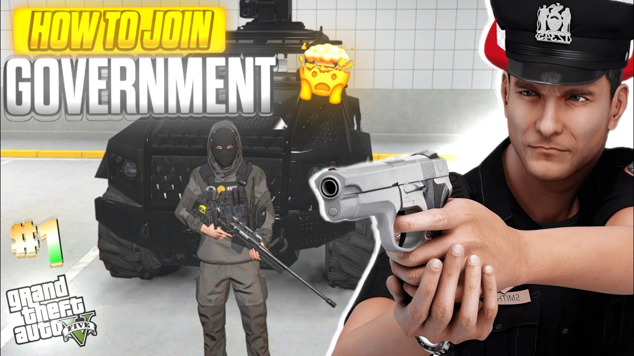 How To Became a Government Officer In GTA 5 RP 😱 | How to Join ...