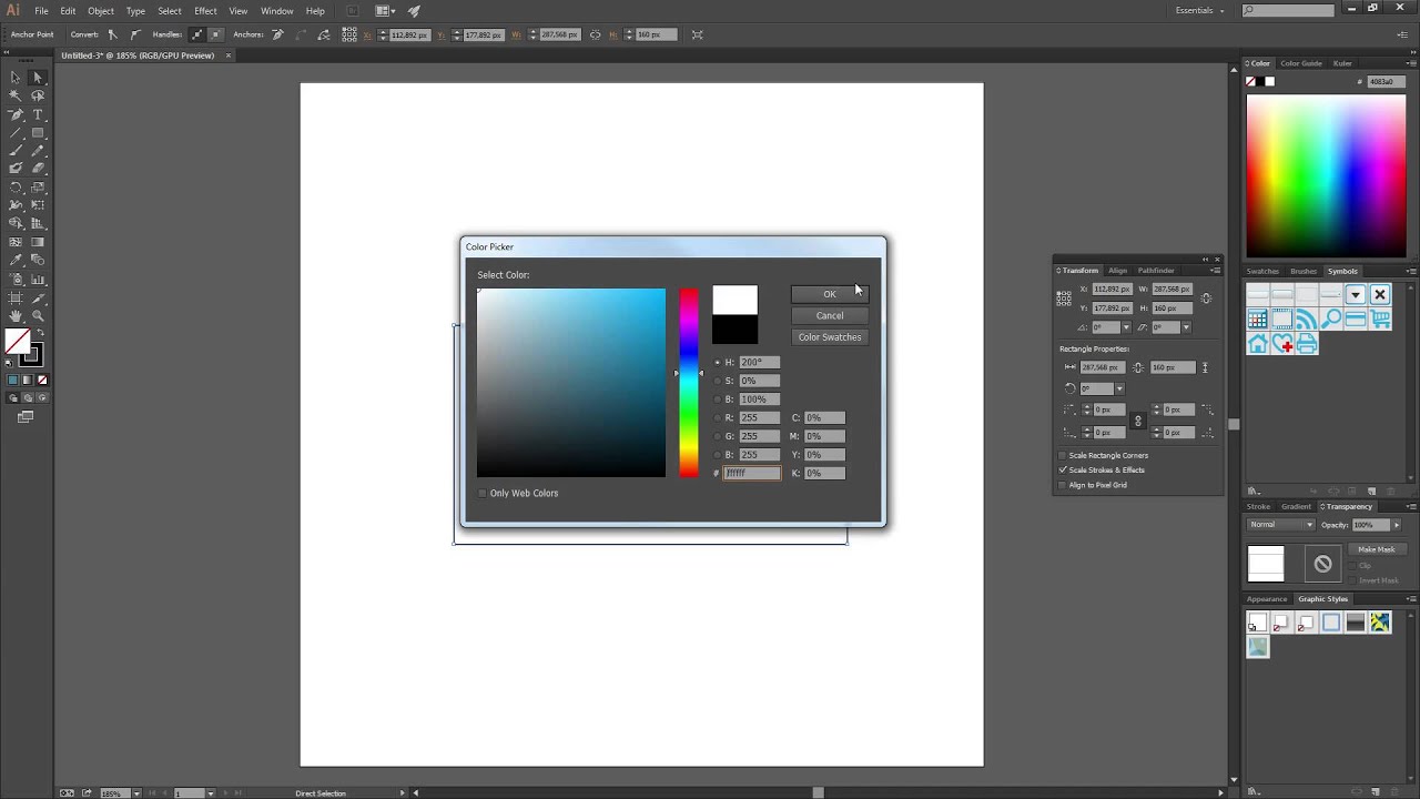 022 Illustrator Mover, rodar e redimensionar uma forma - YouTube