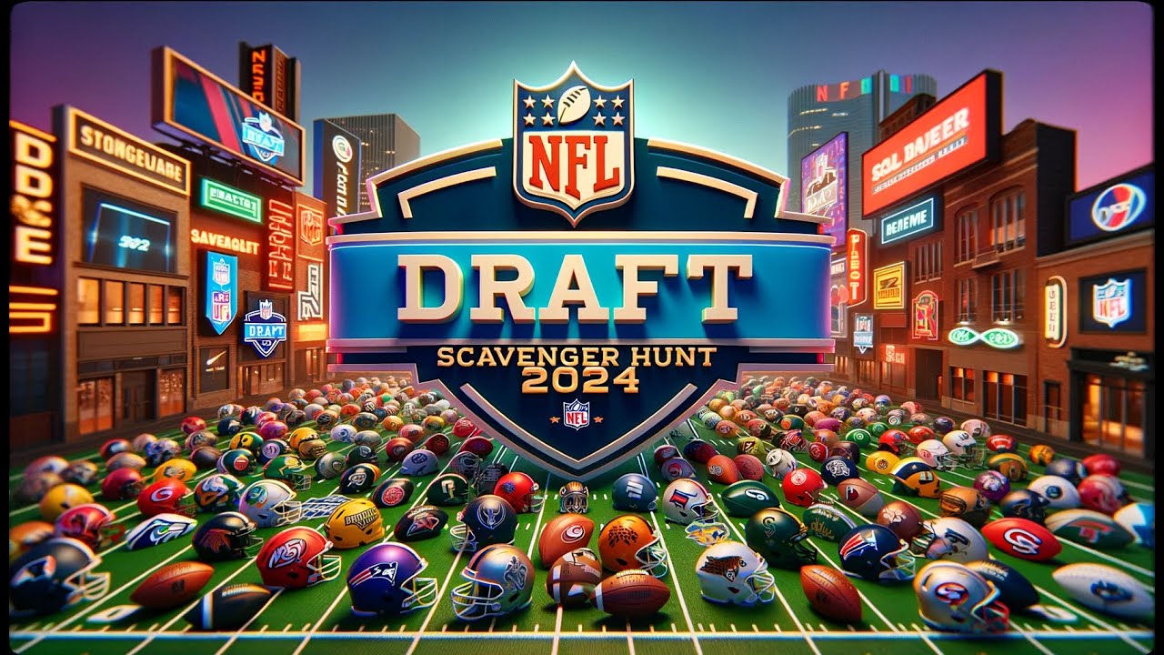 NFL DRAFT SCAVENGER HUNT - YouTube