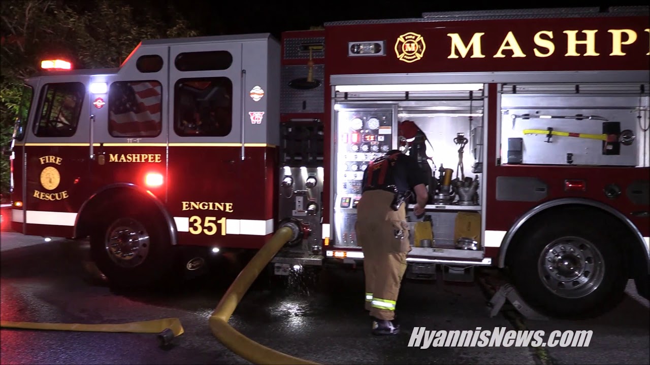TWO ALARM MASHPEE FIRE Crews quickly knock down flames shooting above ...
