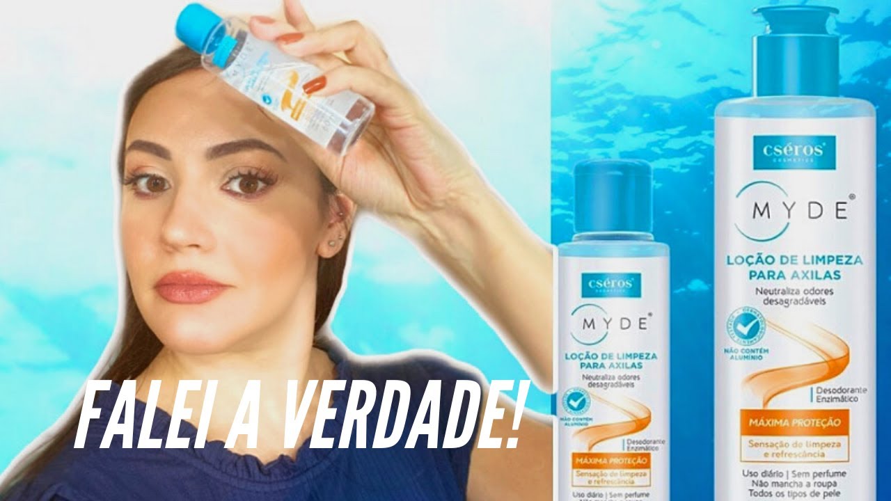 Loção de limpeza das axilas? Desodorante Enzimático para a Bromidrose ...