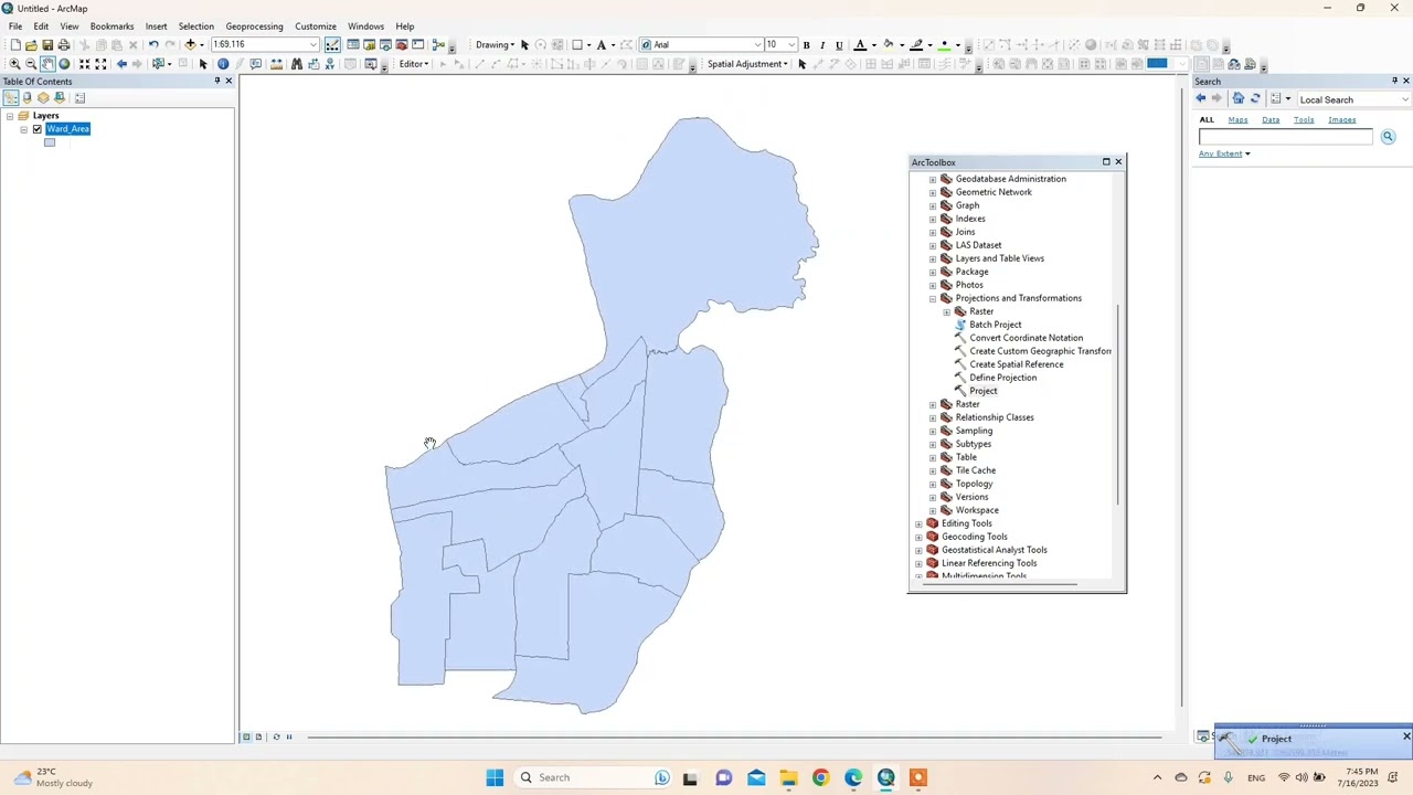 How To Change Coordinate System Of Shapefile In ArcGis And Check The How To Change Coordinate System Of Shapefile In ArcGis And Check The