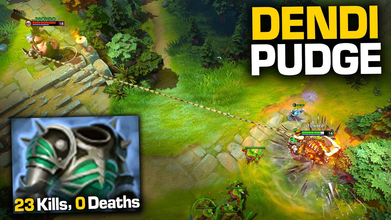 🔥 DENDI's Unstoppable Pudge Performance: 23 Kills — No Deaths! | Pudge ...