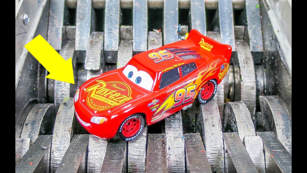 Shredding Pixar Cars! - YouTube