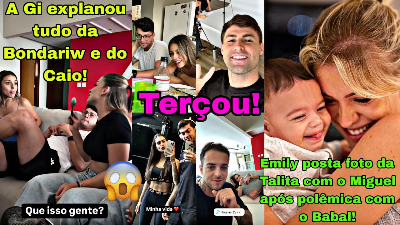 A GI CARDONI ENTREGANDO TUDO DA CAROL BOMDARIW COM O CAIO + EMILY POSTA ...