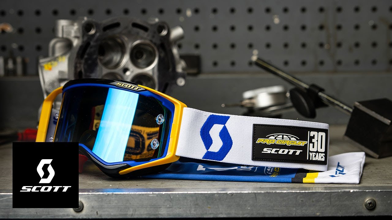 Introducing the SCOTT Prospect Pro Circuit 30 Years Goggle! - YouTube