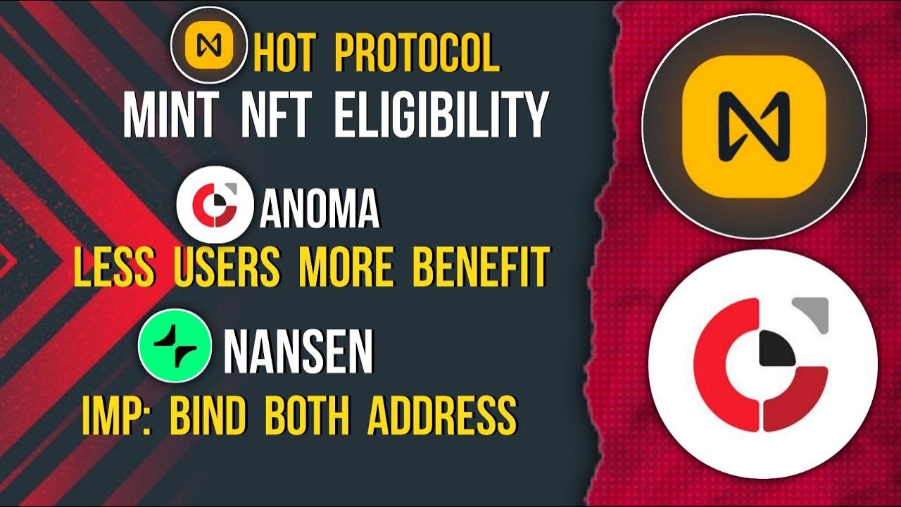 HOT PROTOCOL Mint NFT | ANOMA Less Users | NANSEN Bind Both Address # ...