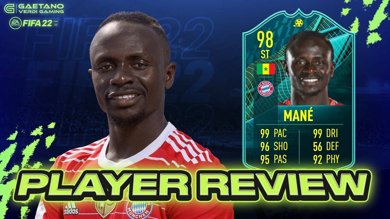 SADIO MANE 98 - Lohnt sich die SBC? - FIFA 22 Player Review - YouTube
