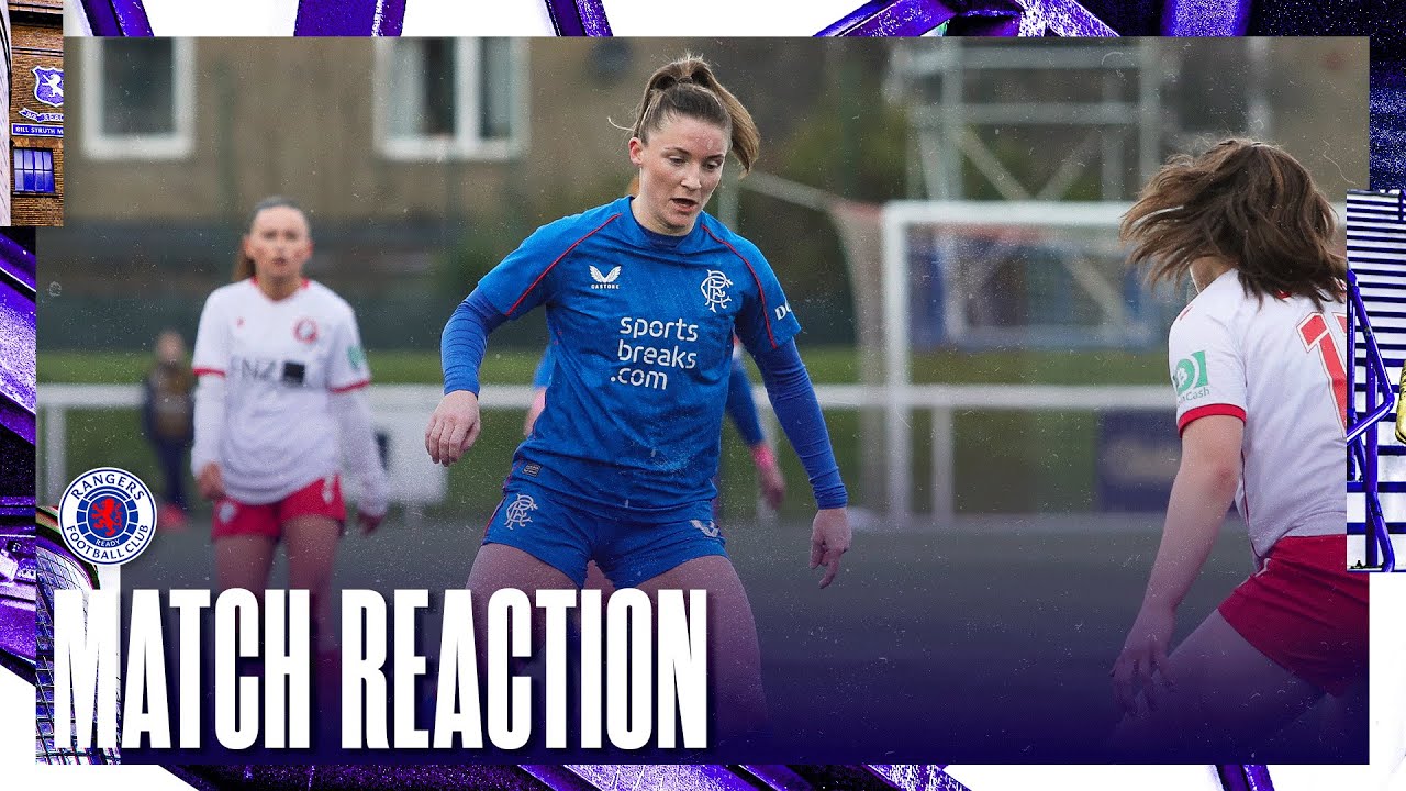REACTION | Chelsea Cornet | Spartans 0-3 Rangers Women - YouTube