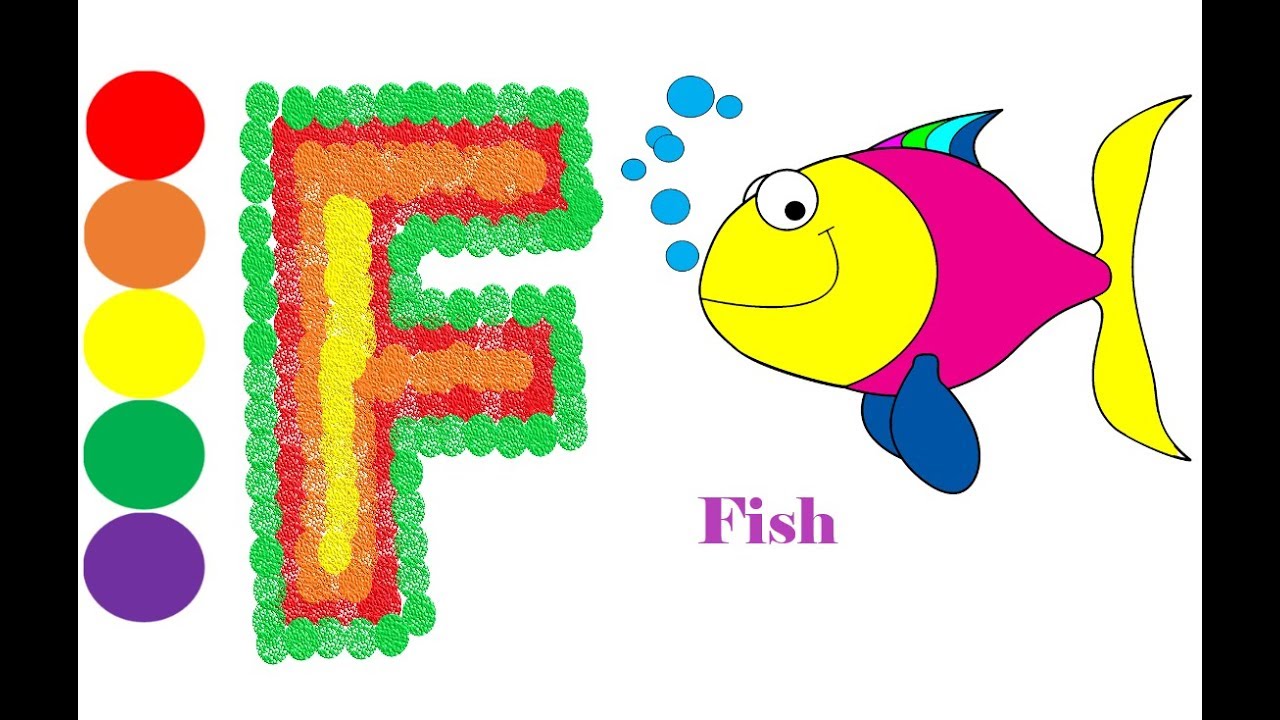 ABC song| Learning ABCDEFGH. Drawing and Learning F! Kids! - YouTube