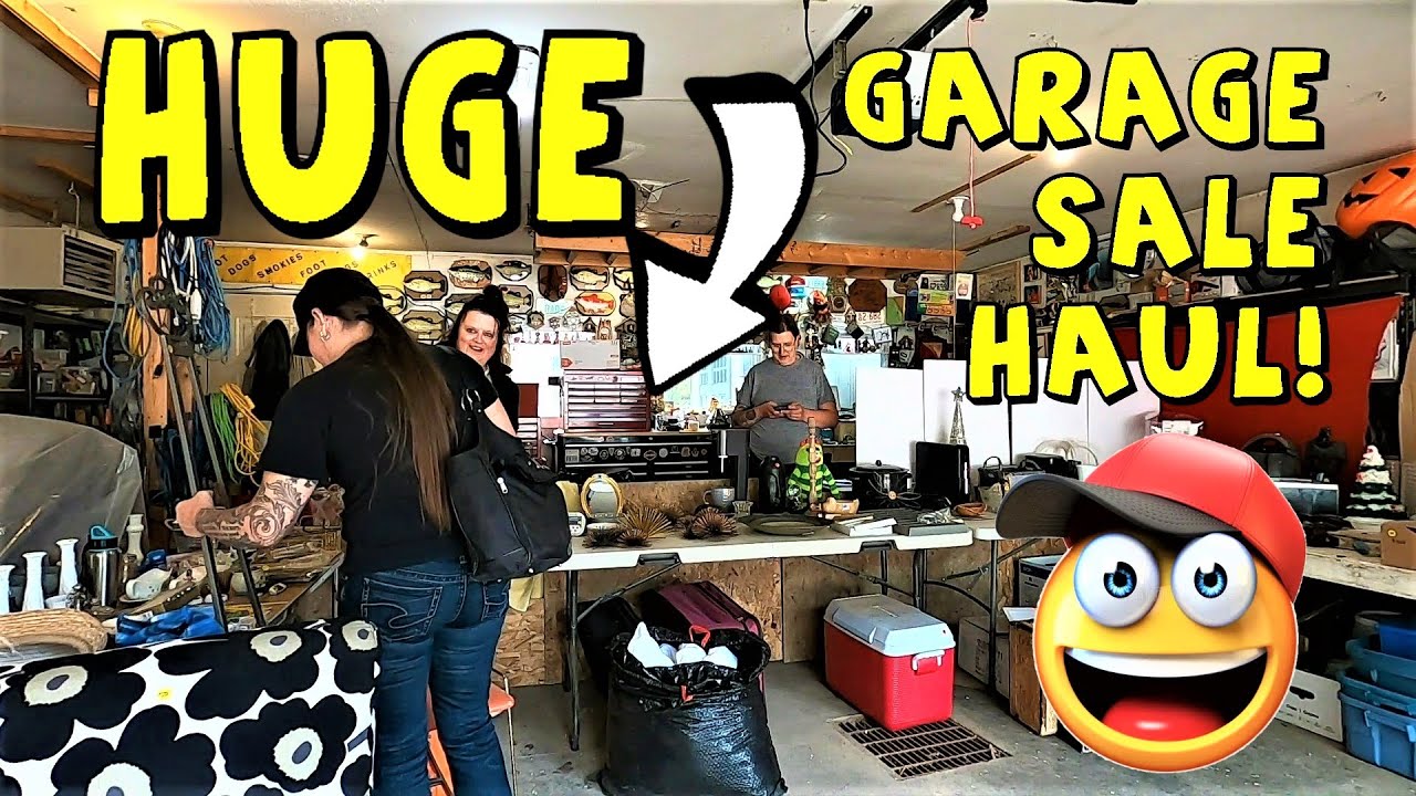 Ep672: We LOADED UP with VINTAGE Garage Sale Finds! - YouTube
