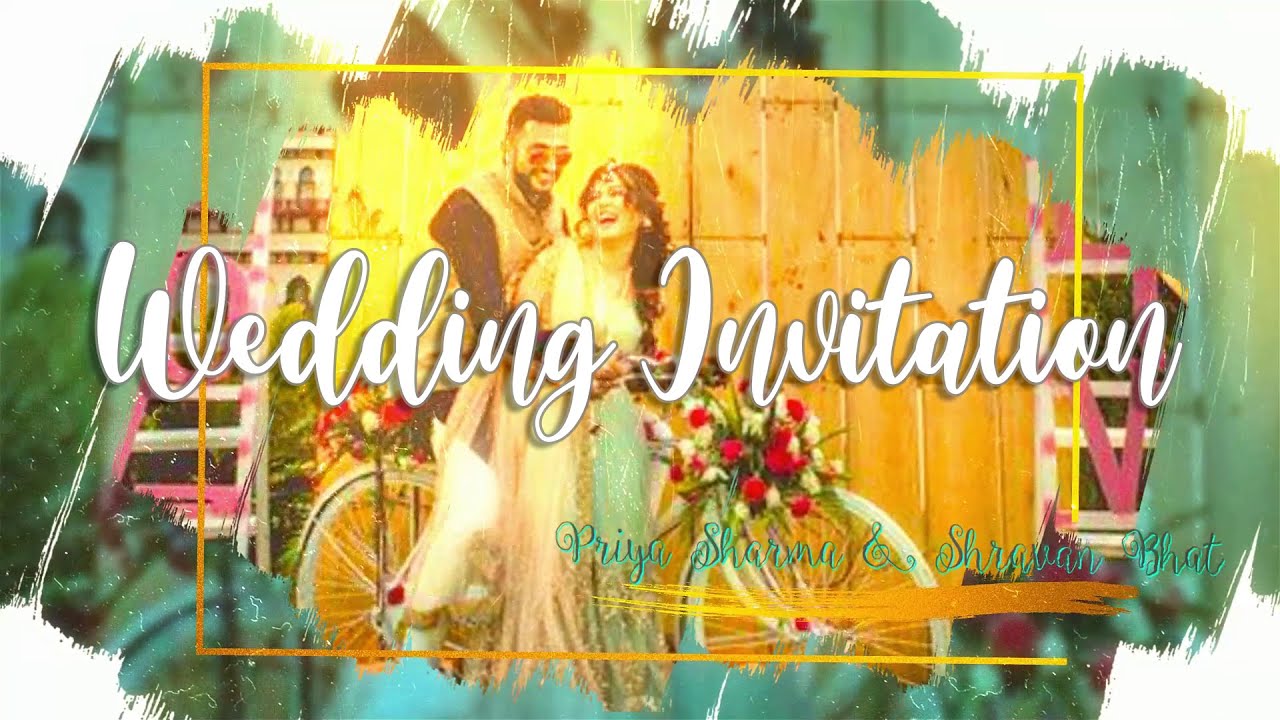 Wedding Invitation Template After Effects || Project 13 - YouTube