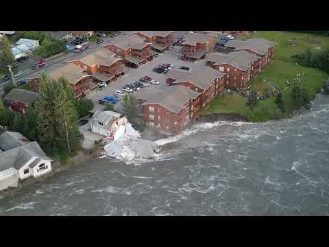 Home Collapses Into Juneau's Mendenhall River