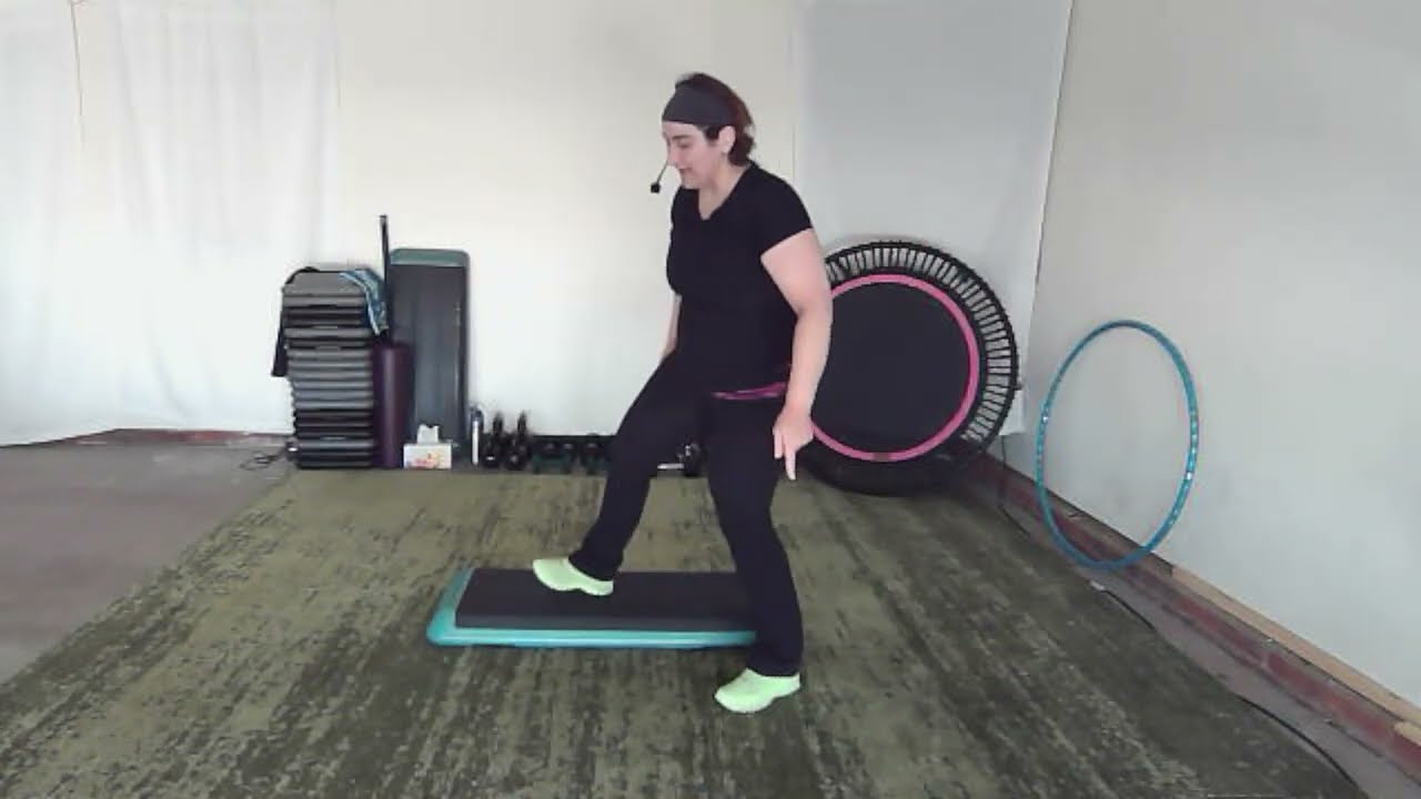 Step Aerobics Class- Intermediate/Advanced #11 / 60 min @134 bpm - YouTube