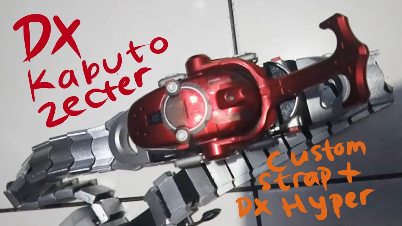 DX kamen rider Kabuto Zecter + Hyper Zecter + Custom strap like csm ...