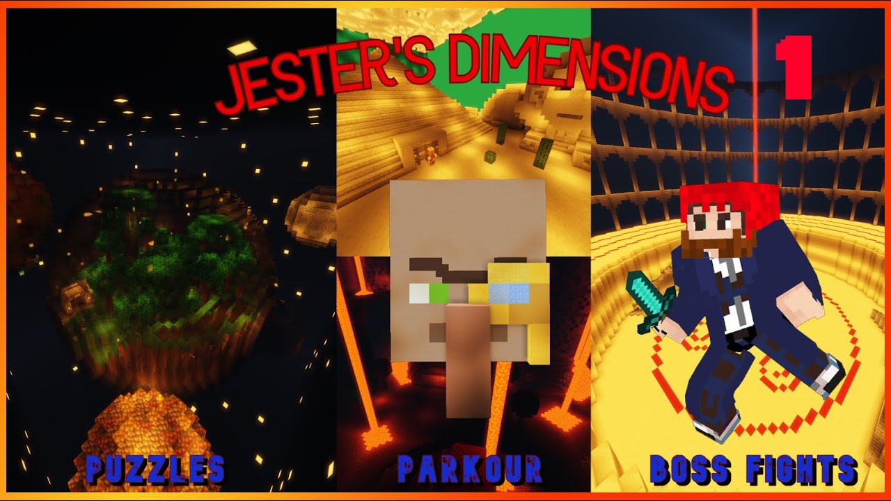 Jester's Dimensions Part 1 ( A Minecraft Adventure Map) - YouTube