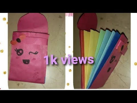 How to make paper pouch easy ||craft with me - YouTube