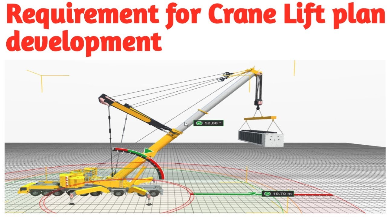 Requirement for Lift Plan Development | Lift Plan Development ...