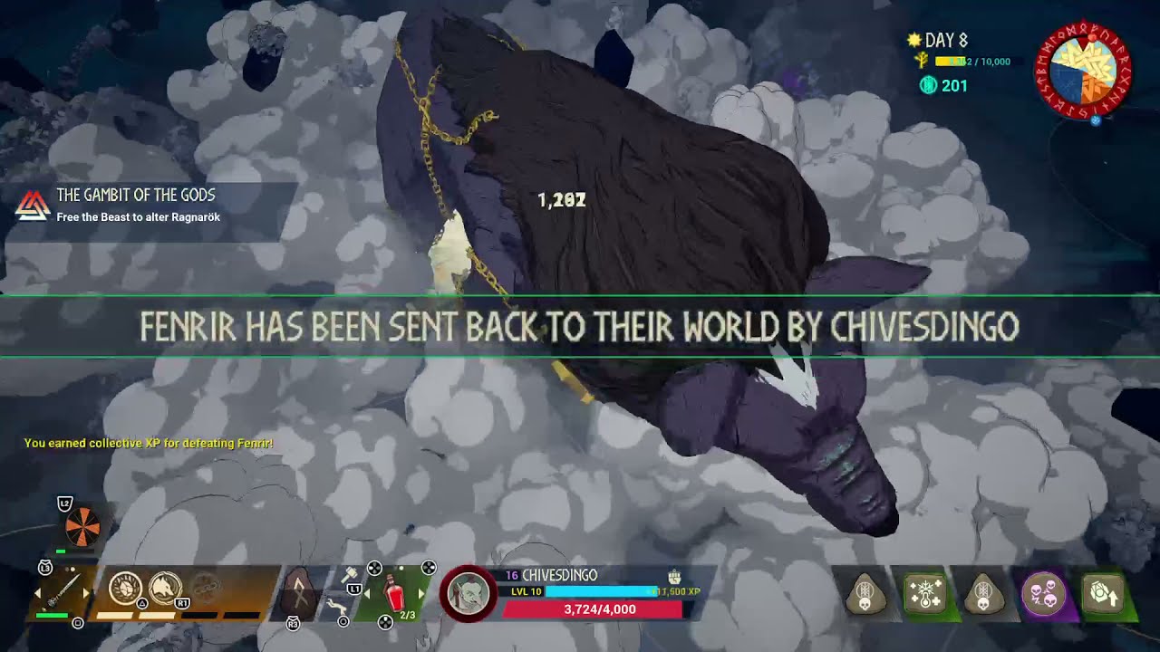 Tribes of Midgard: Fenrir's Fang Triangle Attack Slaps! (8th Completion ...