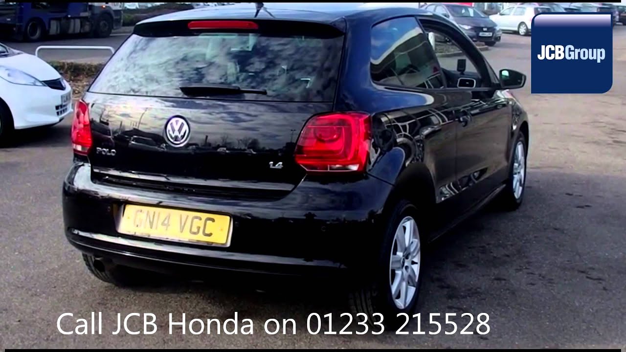 2014 Volkswagen Polo MATCH EDITION 1.4l Black Metallic GN14VGC for sale ...
