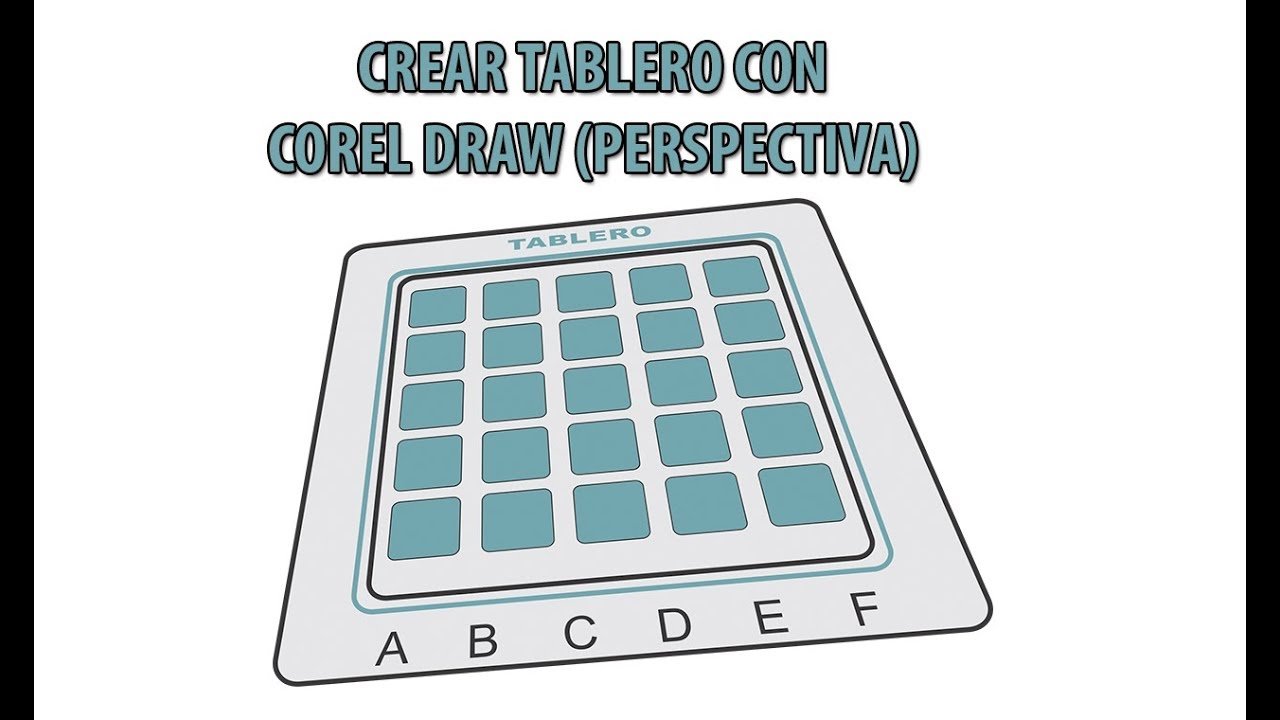 TABLERO PERSPECTIVA EN COREL DRAW PASO A PASO - YouTube