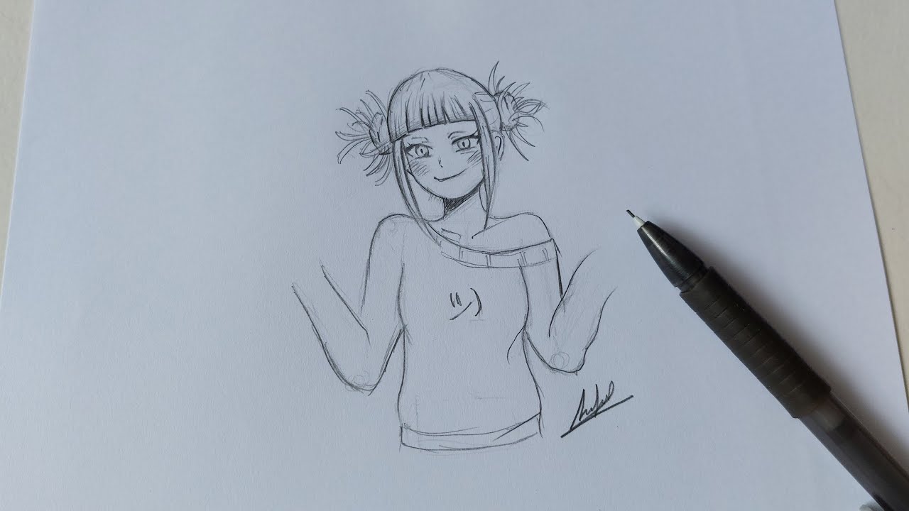 drawing toga himiko | quick sketch | how to draw toga | my hero ...