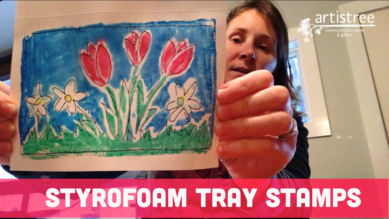 How to Make Styrofoam Stamp - YouTube