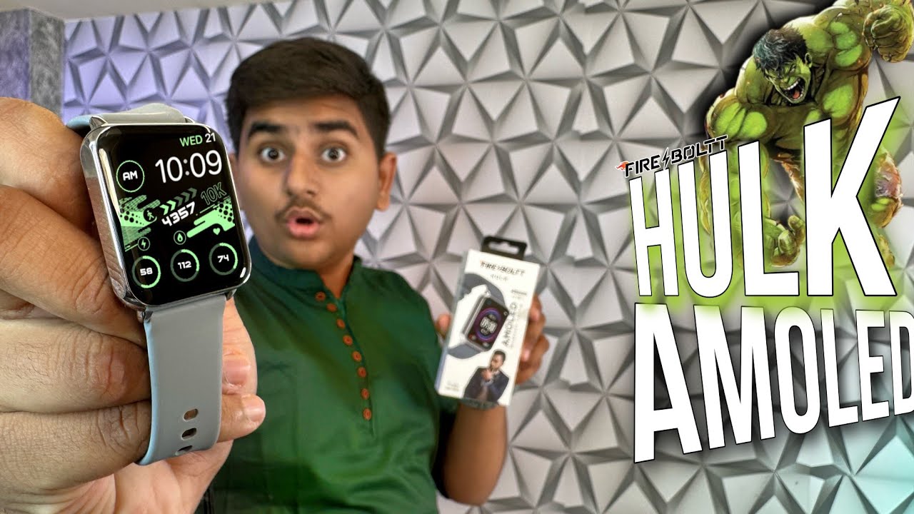 Fire-Boltt HULK Smartwatch Unboxing & Review⚡️ BEST AMOLED Calling ...