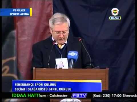 Başkanımız Aziz Yıldırım'ın Konuşması // Fenerbahçe Seçimli Olağanüstü Genel Kurulu