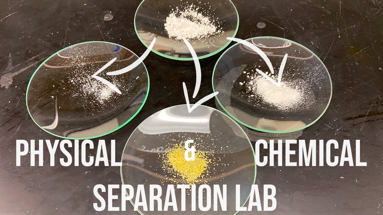 Chemical and Physical Separation -General Chemistry Experiment - YouTube