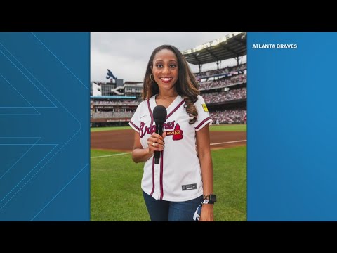 11Alive anchor Jennifer Bellamy at Atlanta Braves' Greek Night - YouTube