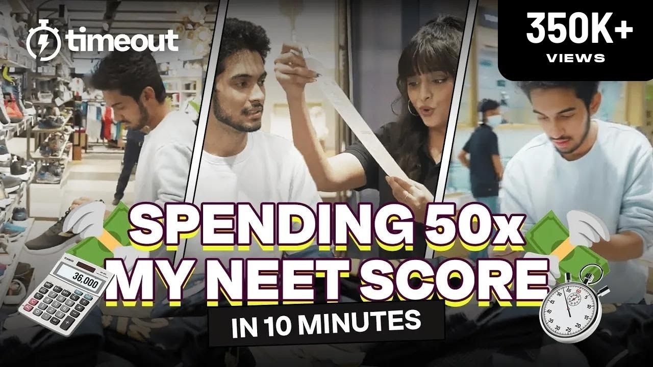 Spending 50X of my NEET score in 10 mins 💸 | Medical College Shopping ...