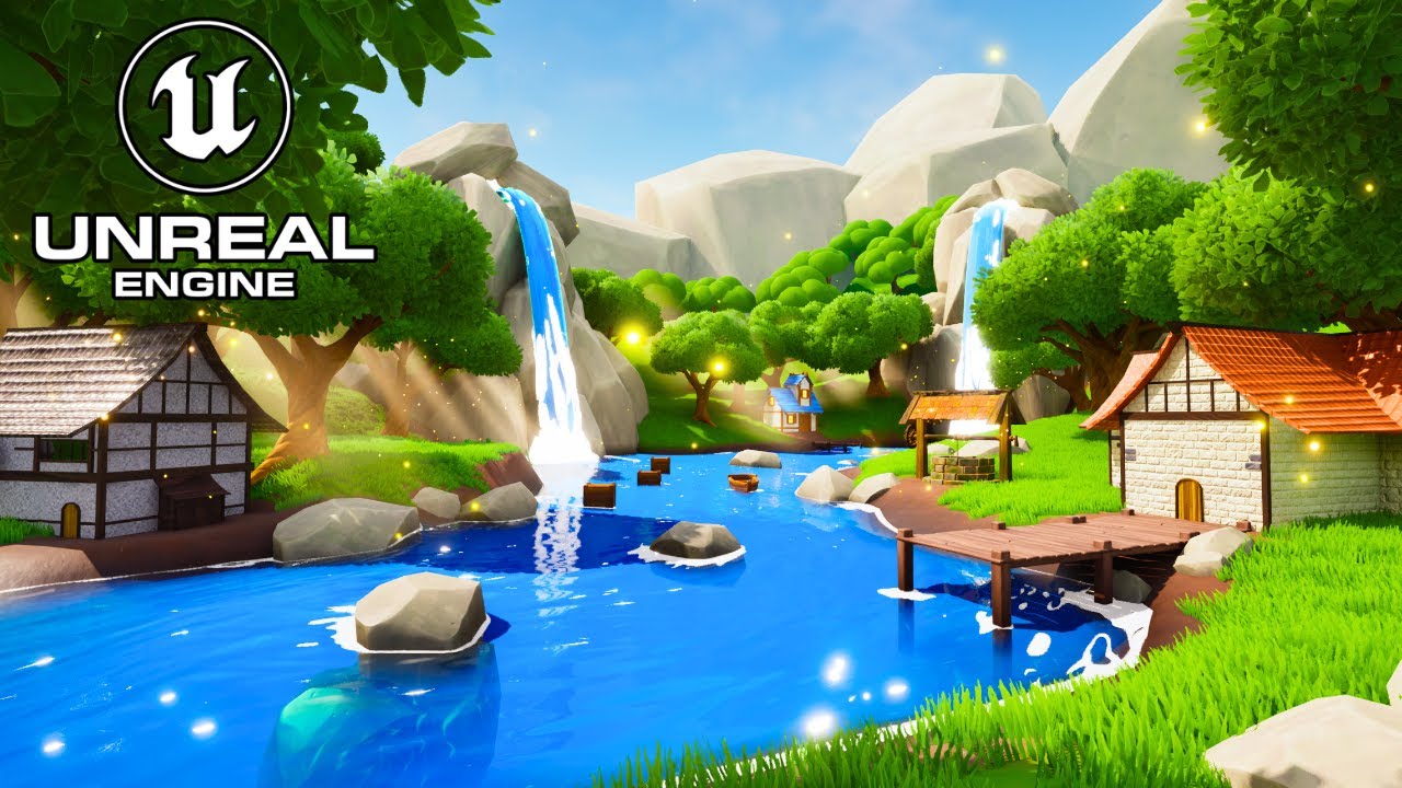 Unreal Engine 5 Stylized Environment design - YouTube