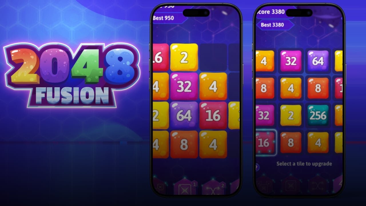 [유튜브게임] 2048 퓨전 2048 Fusion 퍼즐 게임 플레이 🧩 YouTube Playables 기능으로 직접 즐기자 ...