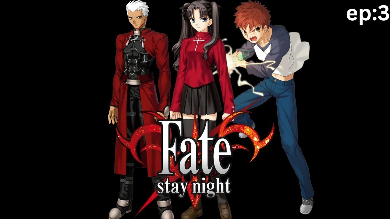 Fate stay Night Remastered ep:3 first playthrough!! - YouTube