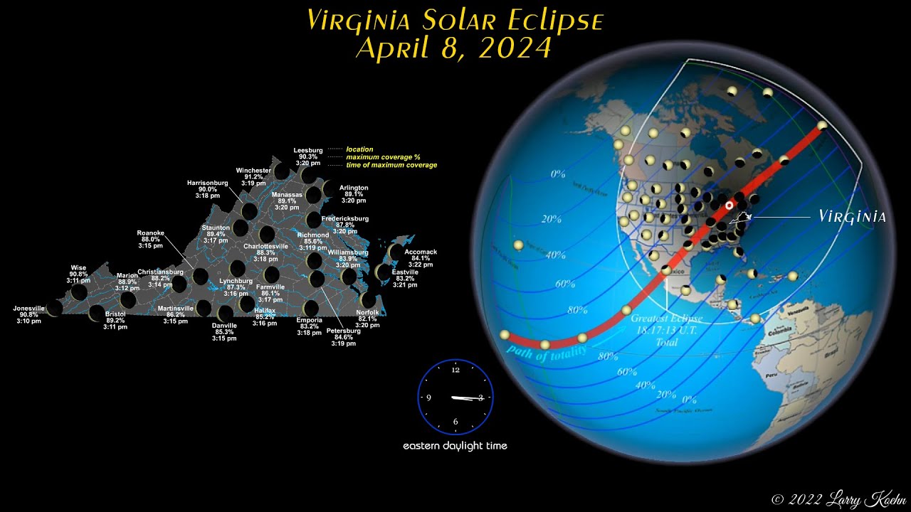 Virginia Solar Eclipse - April 8, 2024 - YouTube