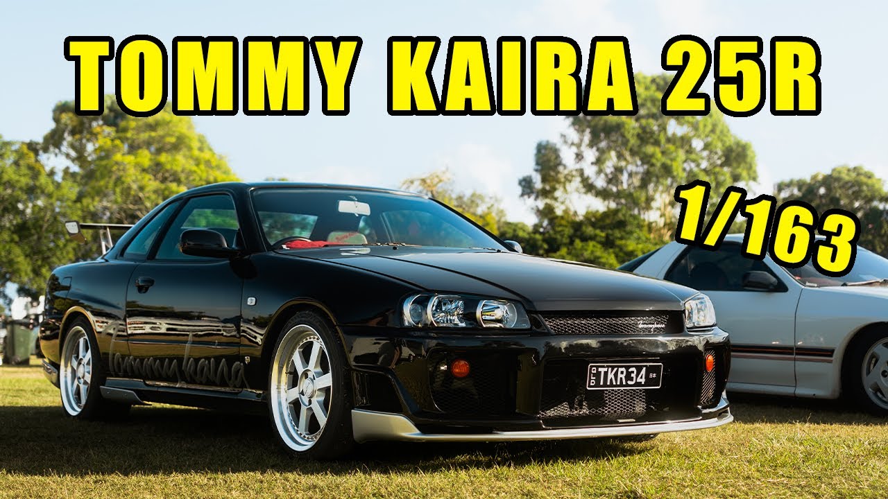 PHOTOGRAPHING RARE R34 SKYLINE TOMMY KAIRA 25R AT ALL JAPANESE CLASSIC DAY! - YouTube