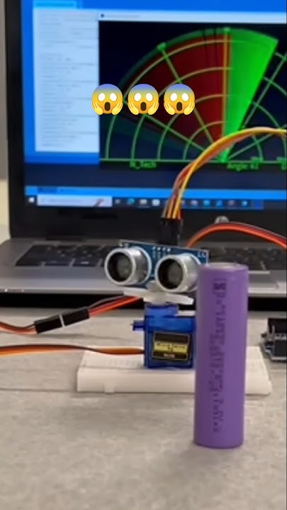 DIY Radar System using Ultrasonic sensor and Arduino #shorts #project - YouTube