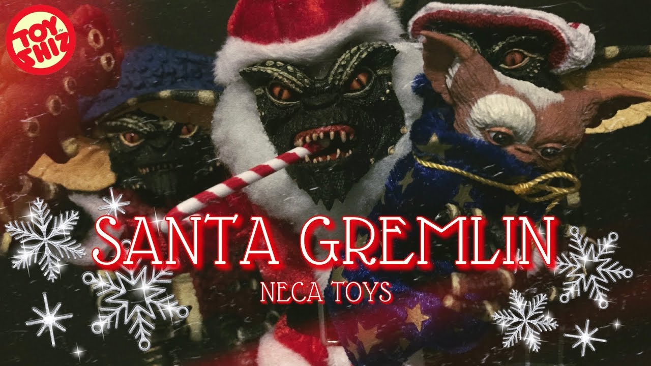 Holiday Gremlins SANTA STRIPE w/ GIZMO by NECA Toys - YouTube