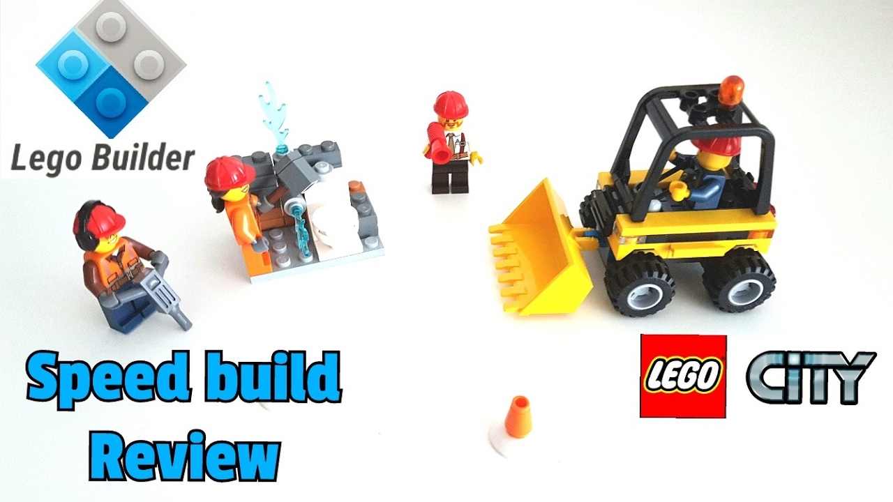 Lego City 60072 Demolition Starter Set - Lego Speed Build Review - YouTube