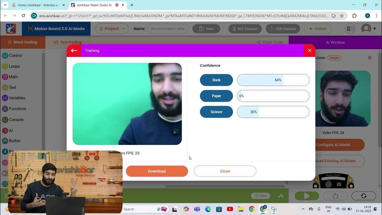 Rock Paper Scissors Game | Built with Avishkaar Maker Studio Simulator - YouTube